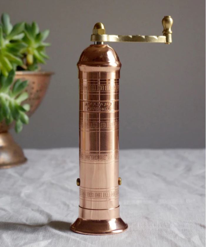 Alexander Brass Copper Pepper Mill | Pasta'bah