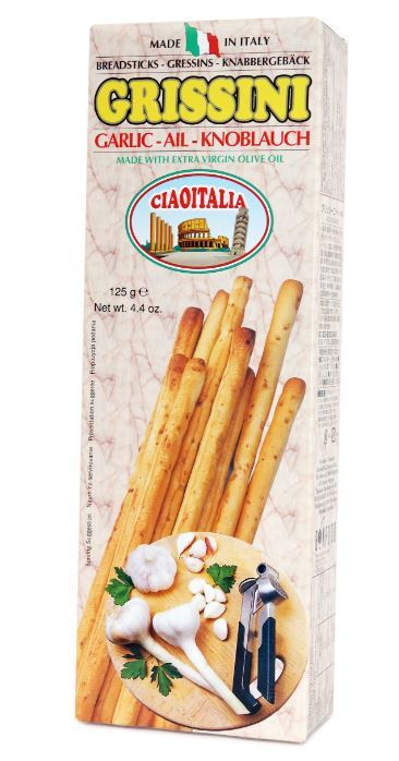 Ciao Italia Grissini Garlic 125g | Pasta'bah